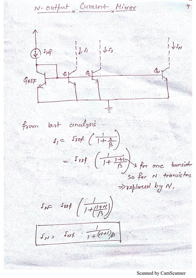 Current mirrors (using BJT & MOSFET) | PDF