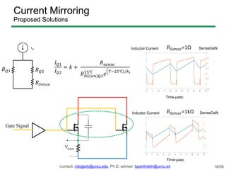 Current Monitoring for Power GaN Transistors-SenseGaN Technique | PDF