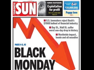 2008 recession pics and headlines | PPT