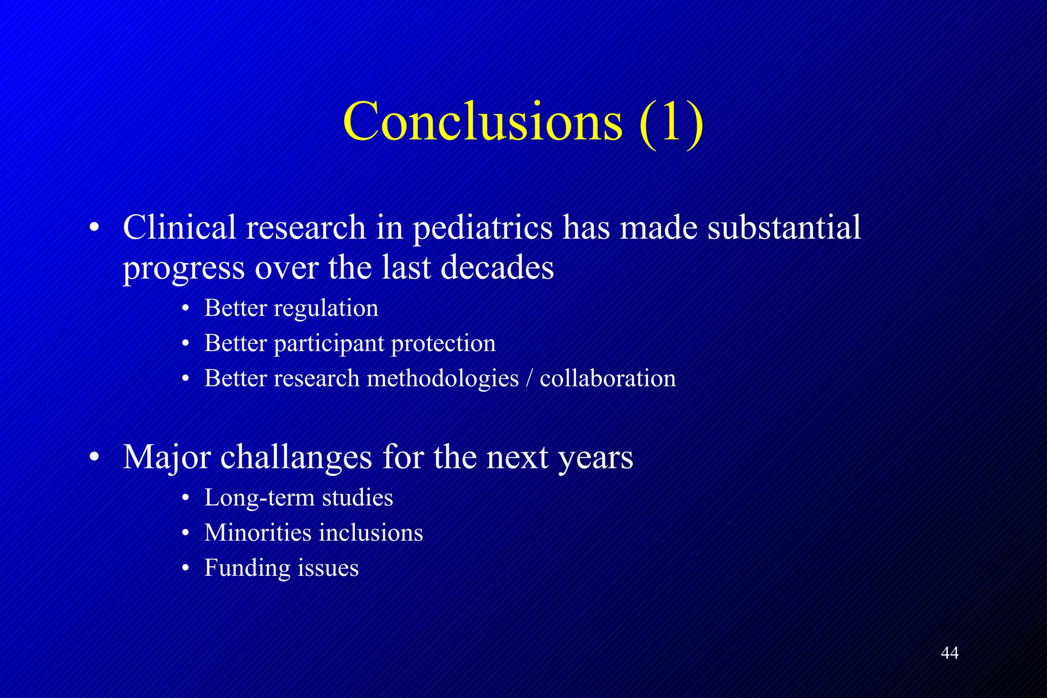 Current pediatric research limits and promises | PPT