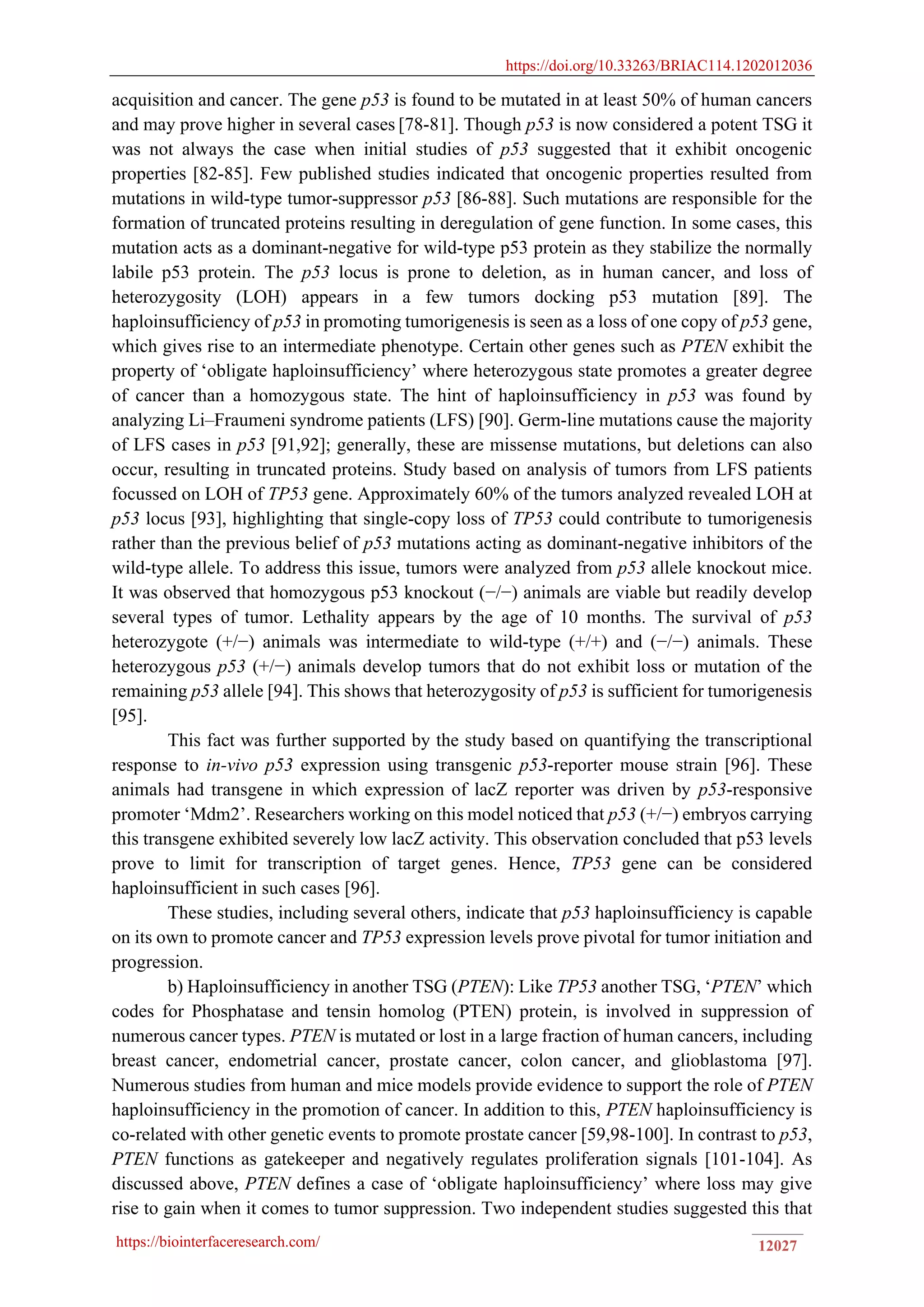 Current Perspective on Dominant Negative Mutations: Trends, Scope and Relevance | PDF