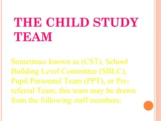 Current practices for meeting the needs of exceptional learners | PPT