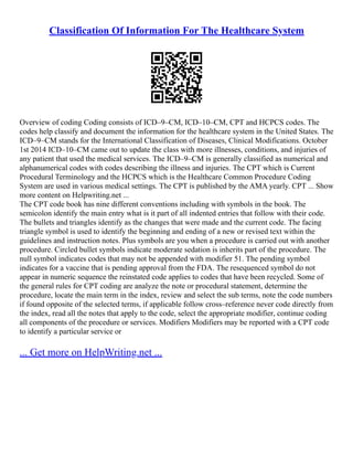 Current Procedural Terminology | PDF