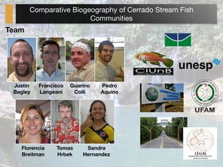 Project Overview: Comparative Phylogeography and Phylogenetic Community ...