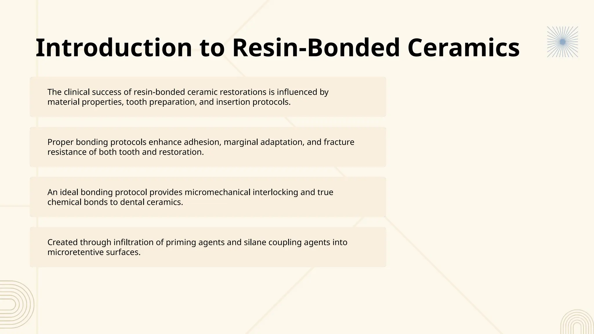 CurrentProtocolsforResinBondedDentalCeramics | PPTX