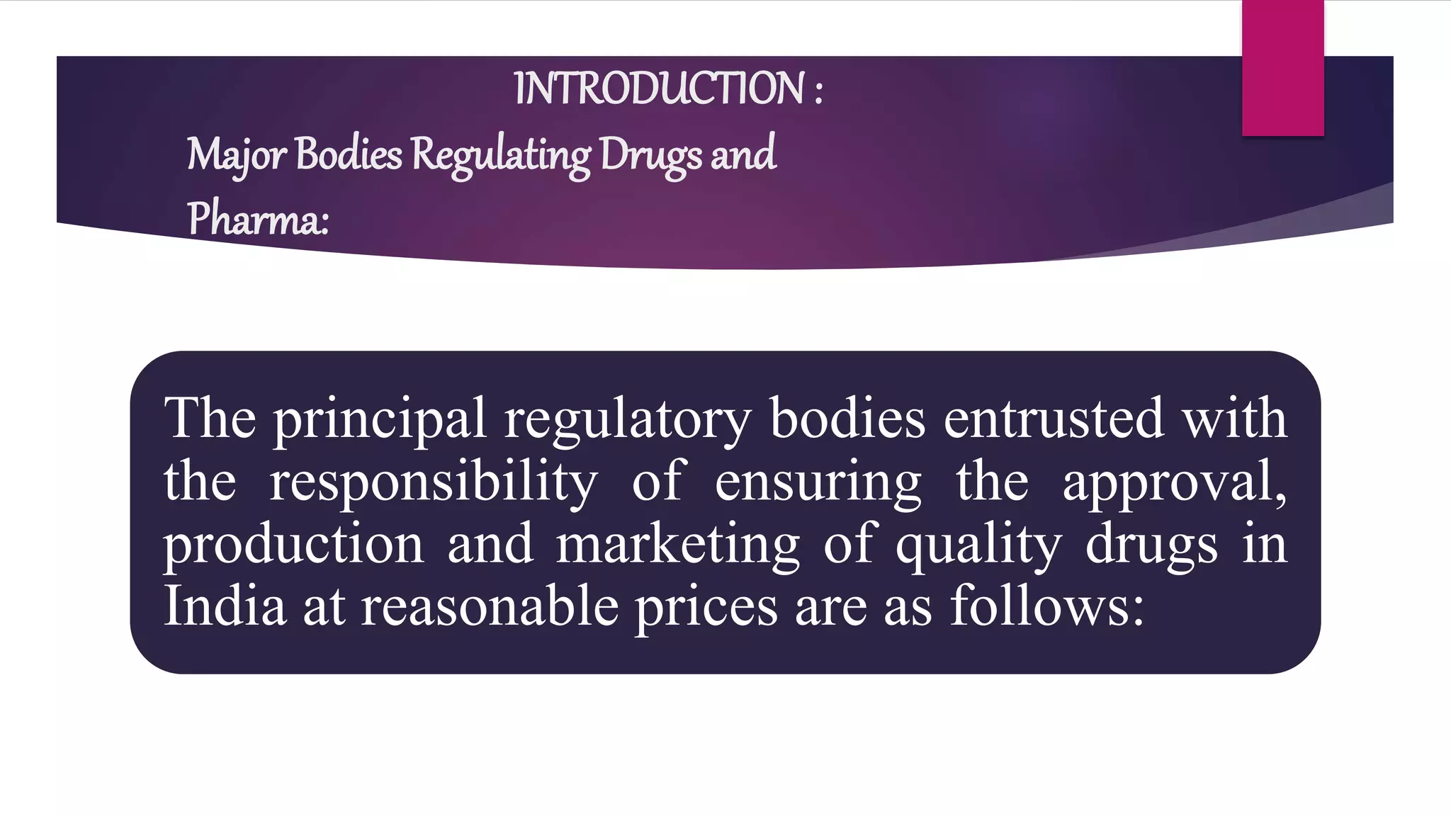 Current regulatory challenges in indian pharmaceutical industry | PPTX