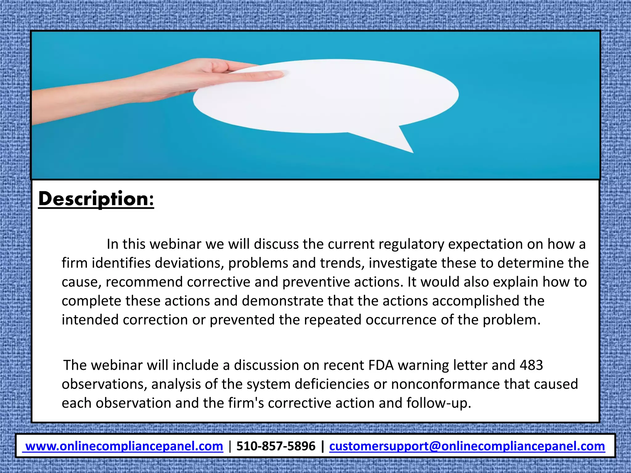 Current regulatory expectation | PPT