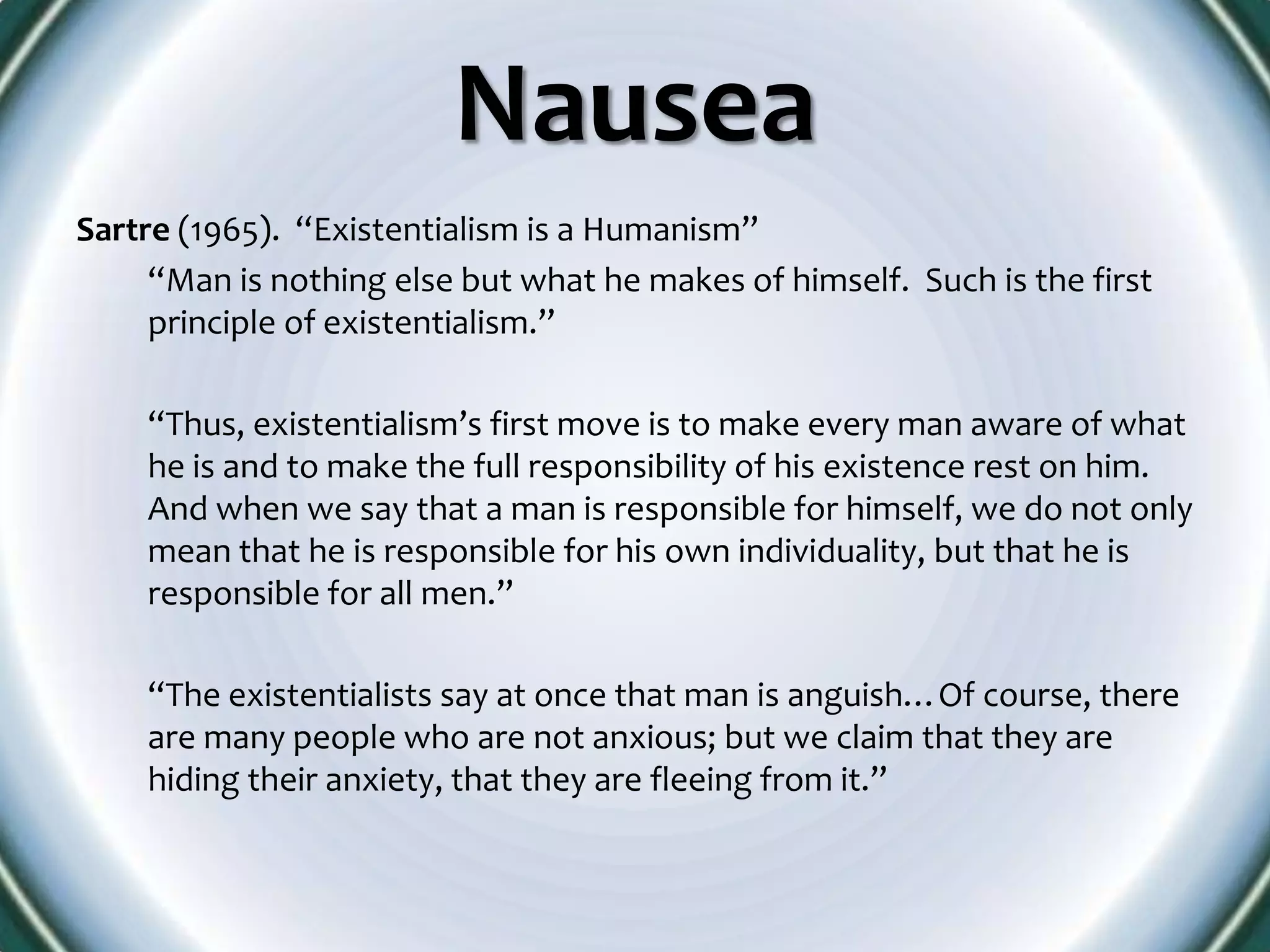 2011 Presentation - Current Research in Existential Psychology | PPTX