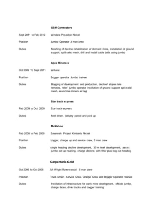 Current resume | DOCX