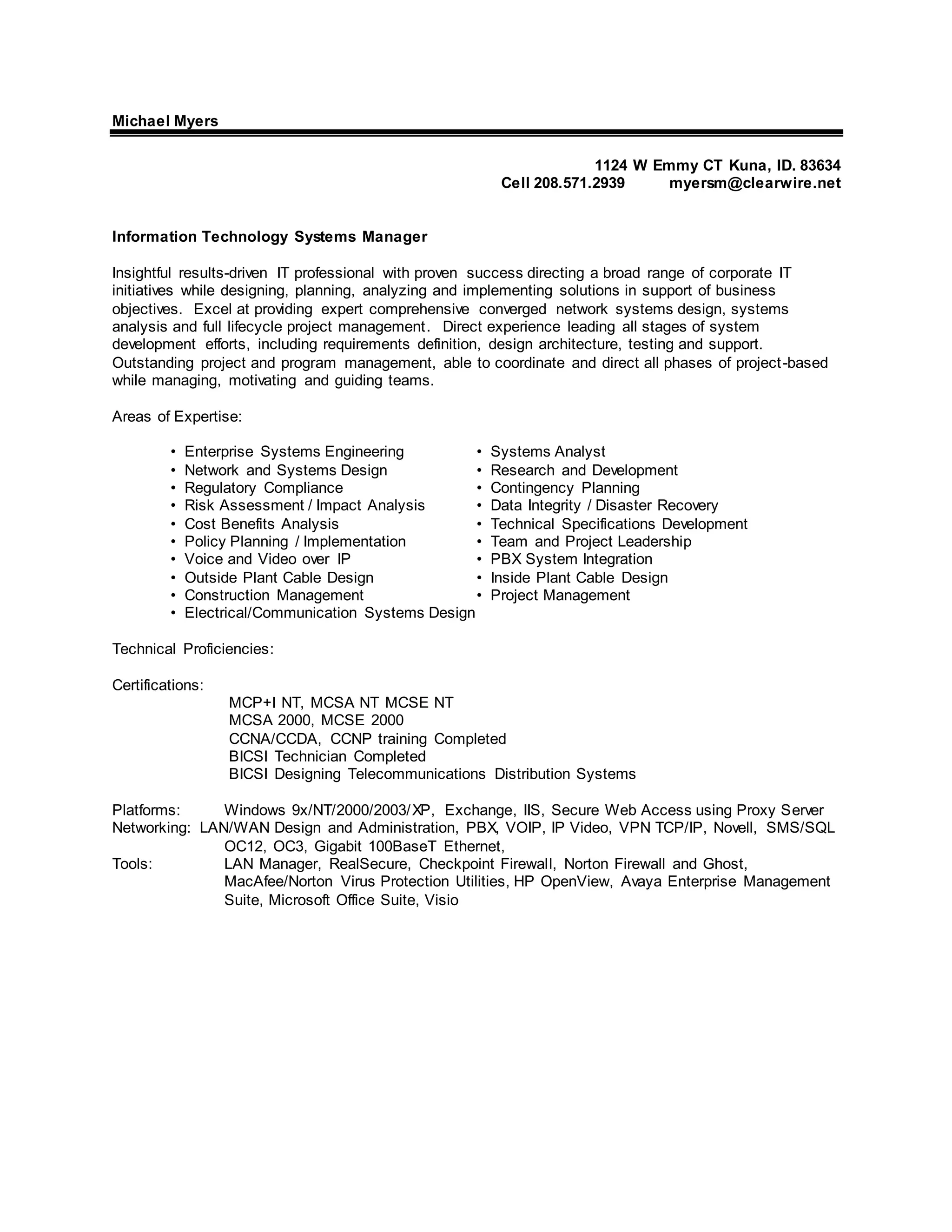 Current Resume | PDF