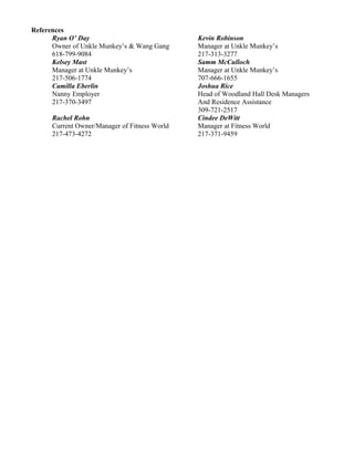 Resume: Rondeau, Stephanie | PDF