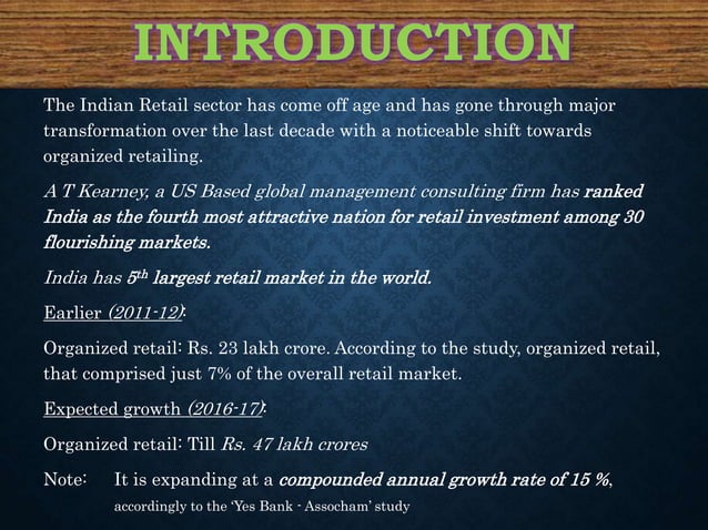 Current retail scenario | PPTX