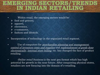 Current retail scenario | PPTX