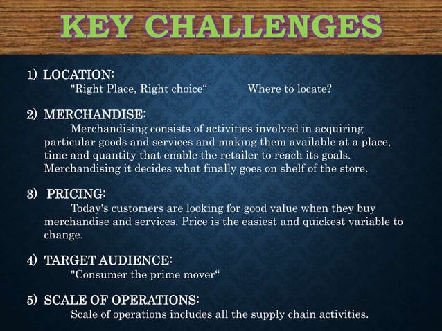 Current retail scenario | PPTX