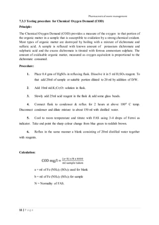 Current scenario of pharmaceutical waste management in bangladesh | PDF