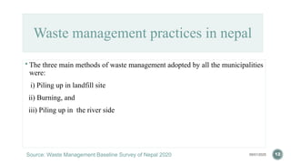 current scenario of waste and waste management Practices in nepal.pptx