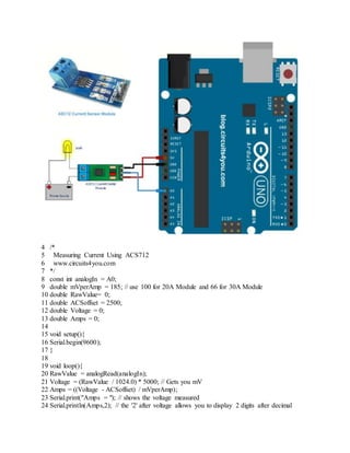 Current sensor base project | DOCX