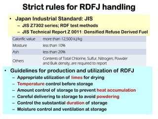 Current situation SRF and RDF in japan NIES Dr_ Ishigaki | PDF