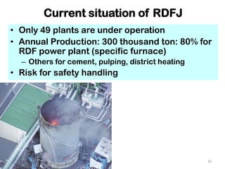Current situation SRF and RDF in japan NIES Dr_ Ishigaki | PDF