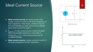 Current source in electronic circuits | PPTX