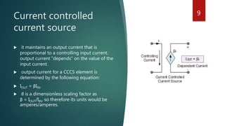 Current source in electronic circuits | PPTX