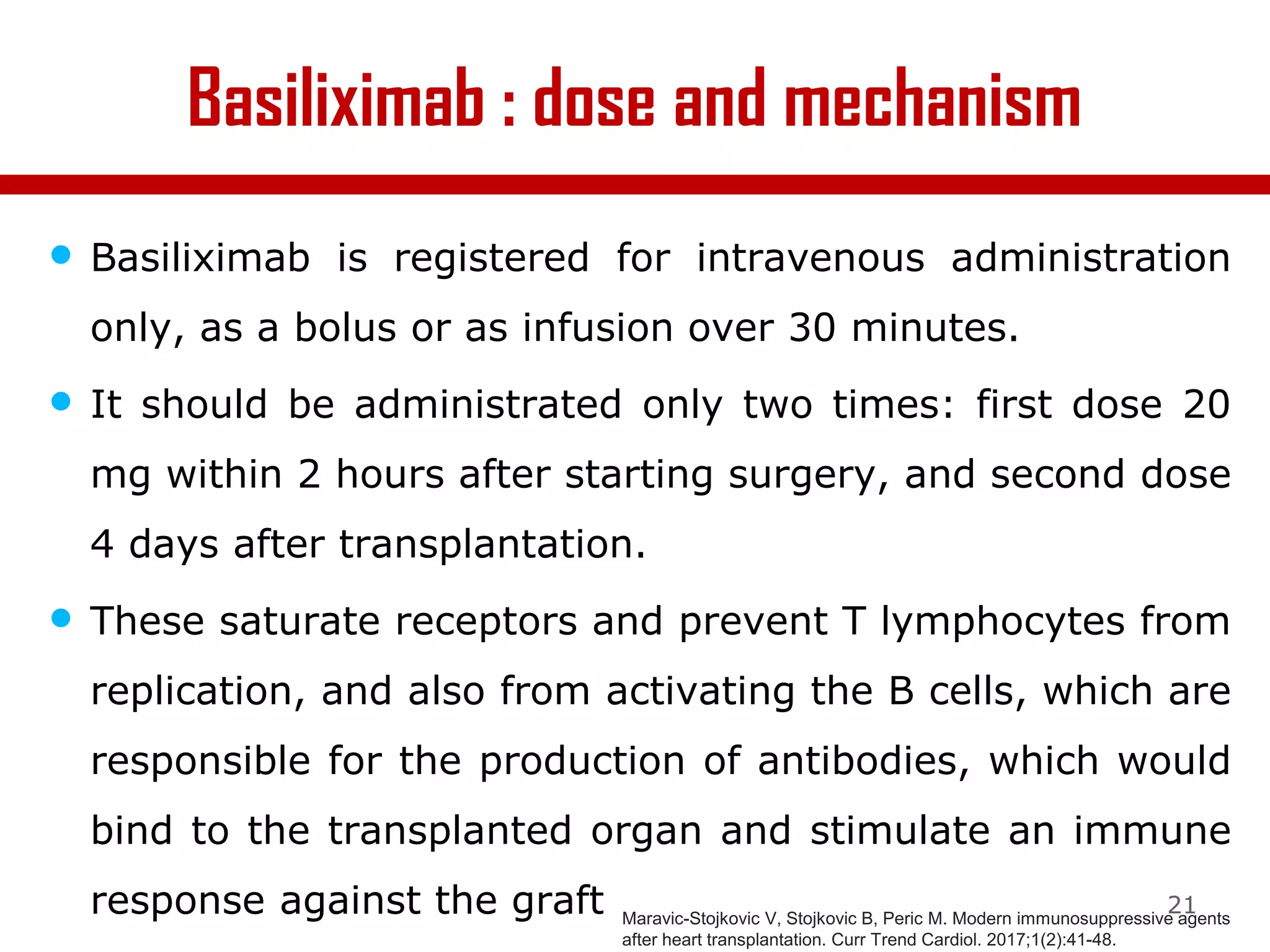 Current standards & newer immunosuppressive medications | PPTX