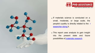 Current state and Prospects of Materials Science Research ...