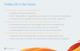 Current State and the Future of Firefox OS | PDF