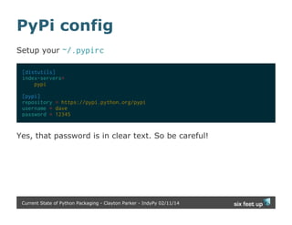 Current State of Python Packaging | PPT