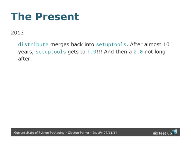 Current State of Python Packaging | PPT