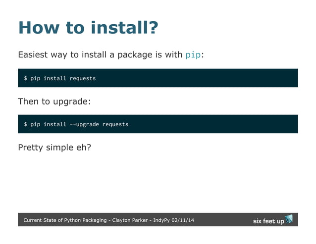 Current State of Python Packaging | PPT