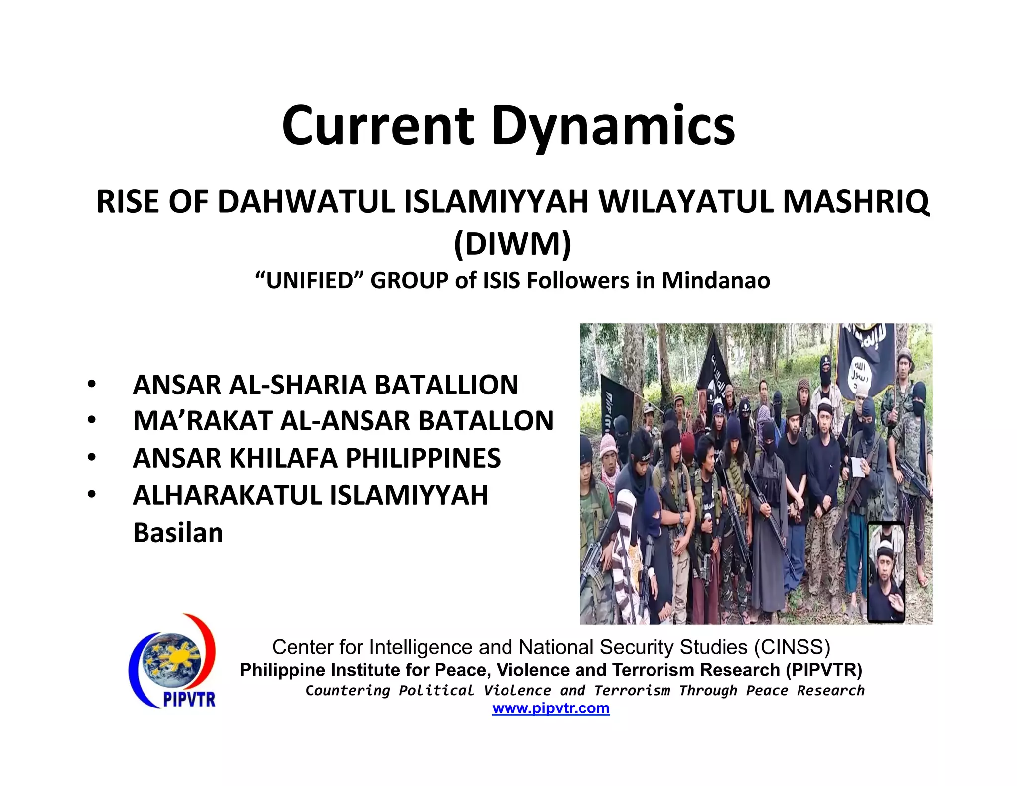 Current state of violent extremism in mindanao | PDF