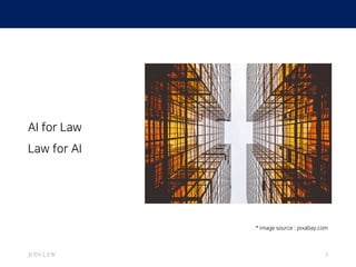 인공지능 시대의 법제도 현황 및 이슈 - Current status and issues of legal system in the ...