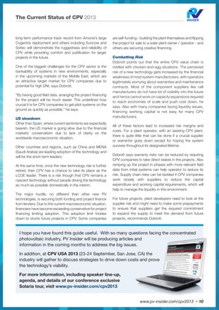 The Current Status of CPV 2013 | PDF