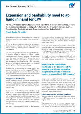 The Current Status of CPV 2013 | PDF