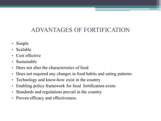 Current status of food fortification in india | PDF