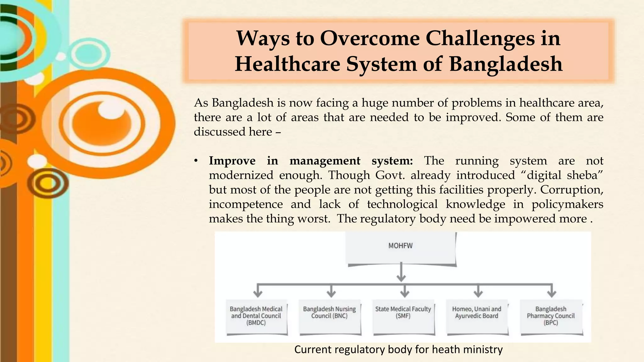 Current status of healthcare system in bangladesh | PPTX