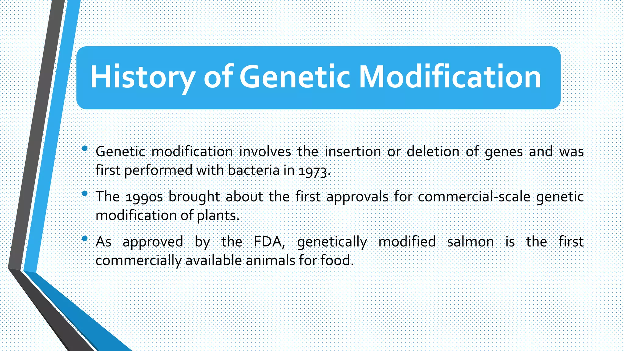 Current status of transgenic salmon 2016 | PPTX