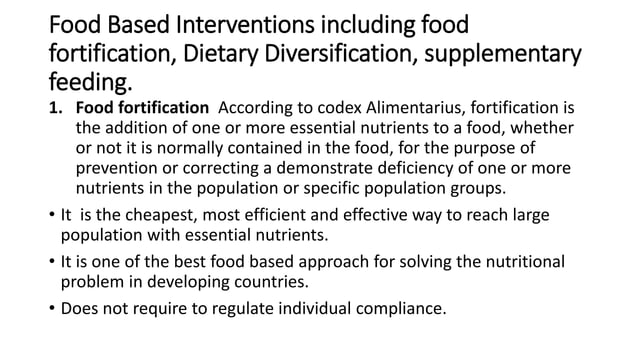 Current strategy& programme to combat public nutrition | PPT ...