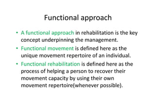 ACL REHABILITATION -FUNCTIONAL APPROACH | PDF