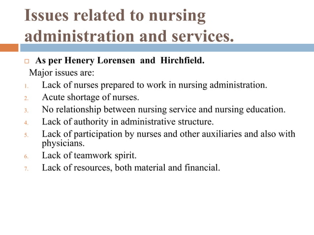 Currents trends and issues in management in nursing | PPTX | Eldercare ...