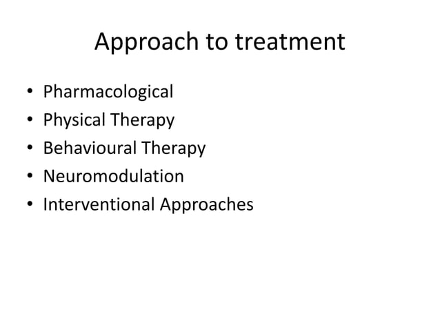 Current therapies in management of neuropathic pain | PPTX | Brain and ...