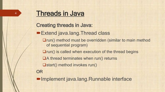 Threads in JAVA | PPTX | Programming Languages | Computing