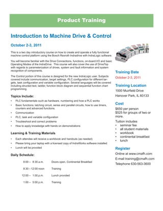 Current Training Schedule | PDF