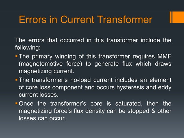Current Transformer.pptx | Computer Networking | Computing