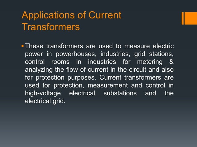 Current Transformer.pptx | Computer Networking | Computing
