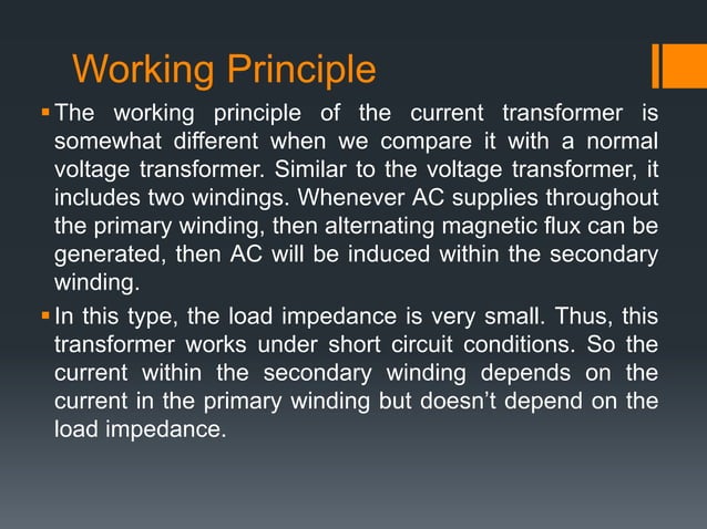 Current Transformer.pptx | Computer Networking | Computing