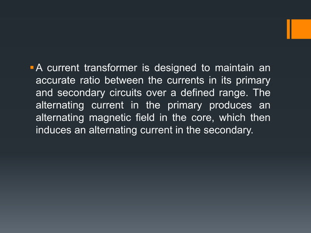 Current Transformer.pptx | Computer Networking | Computing
