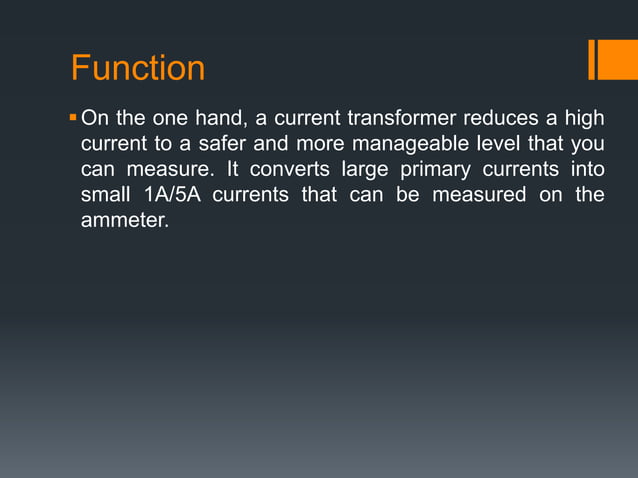 Current Transformer.pptx | Computer Networking | Computing