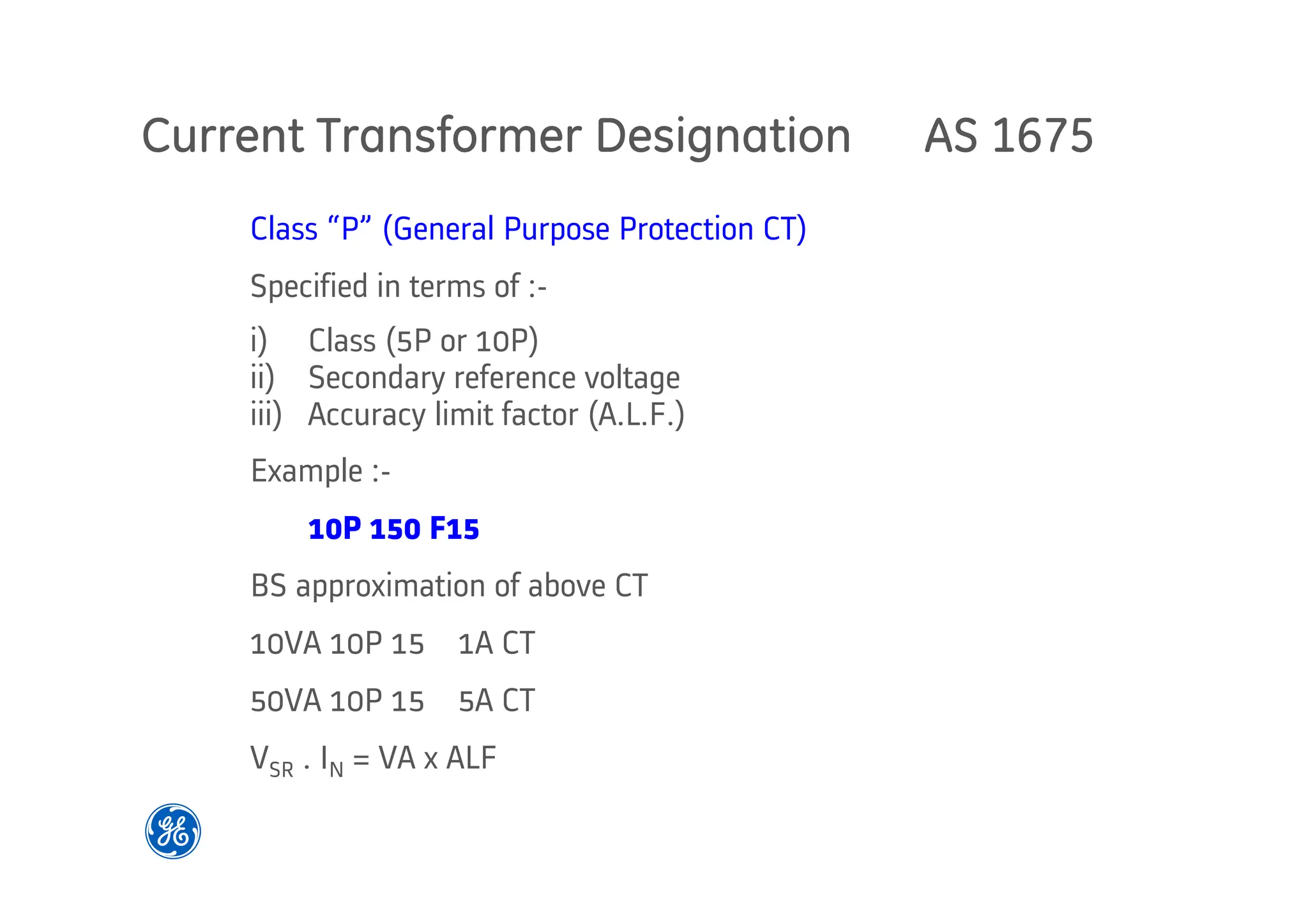 Current Transformers Parameter Design And Graphs Size And Design